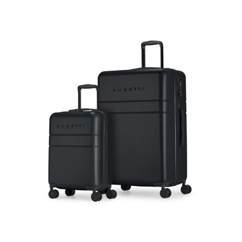 Bugatti Timeless Collection Hardside Luggage -2 Piece Set - Black ...