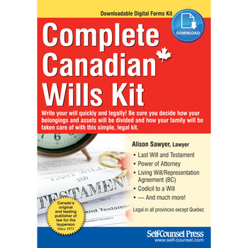 Self-Counsel Press Complete Canadian Wills Kit [Digital Download ...
