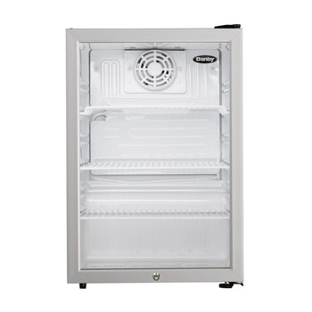 Danby 2.6 cu. ft. Compact Glass Door Fridge - Platinum | staples.ca