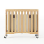 Foundations Travel Sleeper Compact Folding Crib w/ Oversized Casters ...