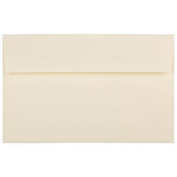 JAM Paper A10 Strathmore Invitation Envelopes - 6" x 9.5" - Ivory Wove ...