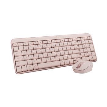 Logitech MK250 Compact Wireless Mouse & Keyboard - Rose | staples.ca