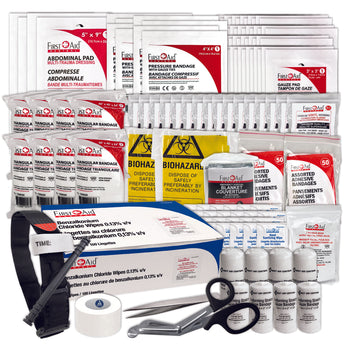 First Aid Central Type 2 Basic First Aid Kit - Large - CSA Z122-24 Standard - Refill Kit ...