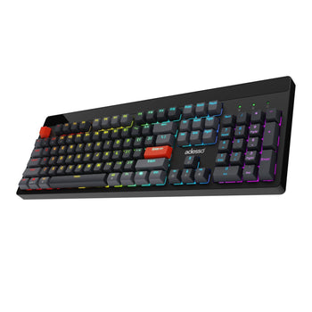 Adesso EasyTouch 1300 RGB Mechanical Keyboard – 104-Key, Wired/Wireless ...
