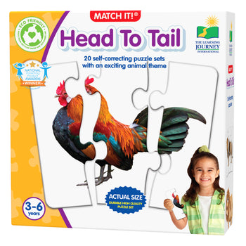 University Games The Learning Journey Match It: Head to Tail - Animal ...