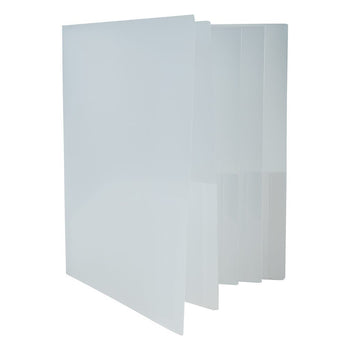 JAM Paper Heavy Duty Plastic Multi Pocket Folders - 10 Pocket Organizer ...