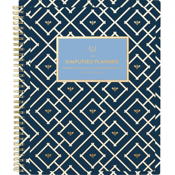 AT-A-GLANCE 2026 Emily Ley Simplified Navy Bees Weekly/Monthly Planner ...