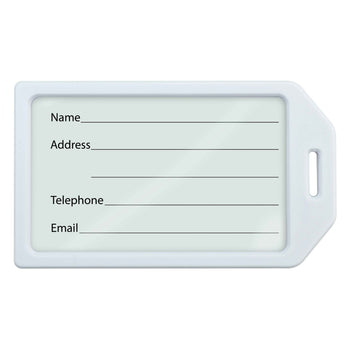 Beslayn Heavy Duty Luggage Tags With Plastic Loops - Window Cover ...