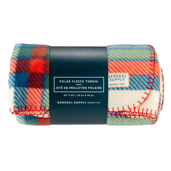 General Supply Goods + Co + Co Polar Fleece Throw - 60" x 60" | staples.ca