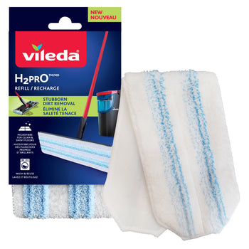 Vileda H2prO Flat Mop System Refill | staples.ca