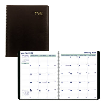 Blueline 2025-2026 Essential 16-Month Monthly Planner - 11" x 9-1/16 ...