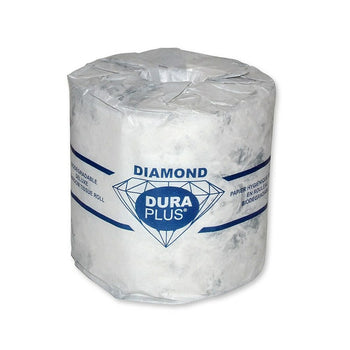 Dura Plus White 2 Ply Diamond Quality Bathroom Tissue 420 Sheets - 48 ...