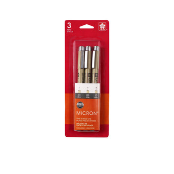 Micron 50163 Pigma Micron Pens - 01, 05, 10 - Cool Gray - Set of 3 ...