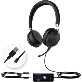 Yealink UH38 Dual USB-C Wired Headset with Built-in Battery - Microsoft ...