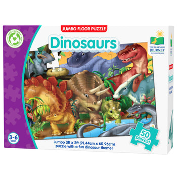 University Games The Learning Journey Jumbo Floor Puzzles: Dinosaurs ...