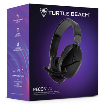 Turtle Beach Recon 70 Gaming Headset for PC - Black | staples.ca