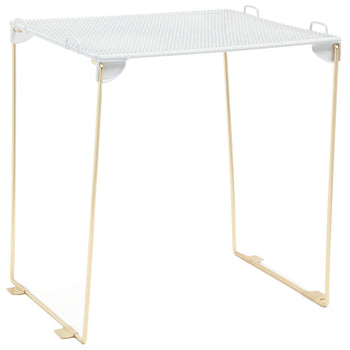 U Brands Mesh Locker Shelf Organizer - White & Gold | staples.ca