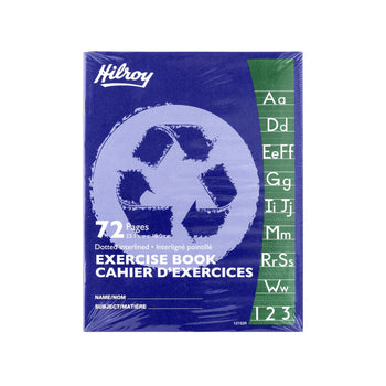 Hilroy Exercise Book Interlined Recycled - 9-1/8" x 7-1/8" - 72 Pages ...