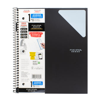 Five Star Dry Erase Notebook - 11" H x 8.5" W - Black | staples.ca
