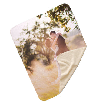 Staples Print Sherpa Blanket | staples.ca