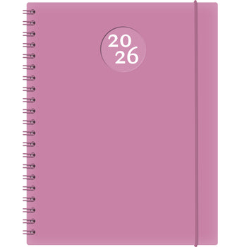 Socadis W. Maxwell 2026 Kibo Daily Planner - 8.5" x 11" - Pink ...