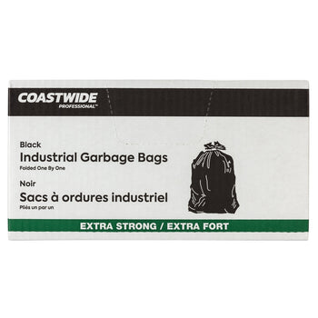 Coastwide Professional Industrial Extra-Strong Garbage Bags - 35" x 50 ...