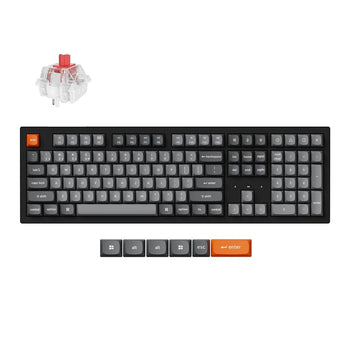 Keychron K10 Max RGB Wireless Mechanical Keyboard - Hot-Swappable - Red ...