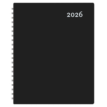 Socadis W. Maxwell 2026 Maxi Daily Planner - 8.5" x 11" - Black ...