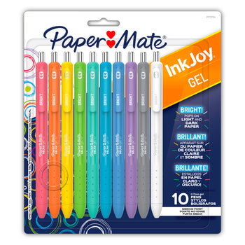 Paper Mate Inkjoy Gel Bright! Retractable Pen - Medium Point (0.7mm ...