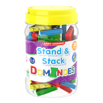 University Games The Learning Journey Stand & Stack Dominoes - Stacking ...