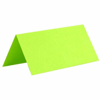JAM Paper Printable Place Cards - 3 3/4" x 1-3/4" - Ultra Lime Green ...