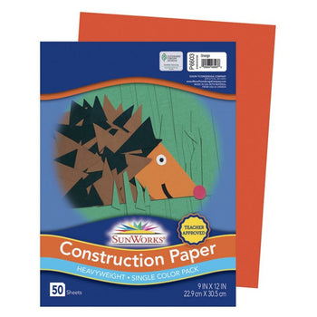 Prang Construction Paper - Orange - 9" x 12" - 50 Sheets | staples.ca