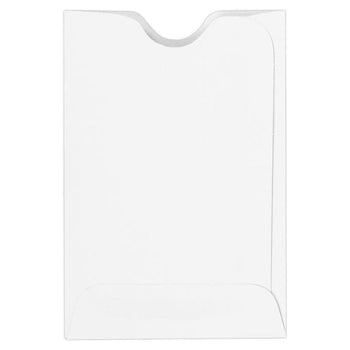 JAM Paper Credit Card Sleeves - White - 2 3/8" x 3 1/2" - 250 Pack ...