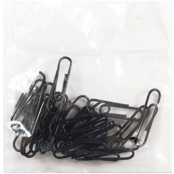 JAM Paper Colourful Standard Paper Clips - 1"- Black - 25 Pack | staples.ca