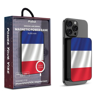 MyBat Pro 10000mAh 20W Power Bank - France Flag | staples.ca
