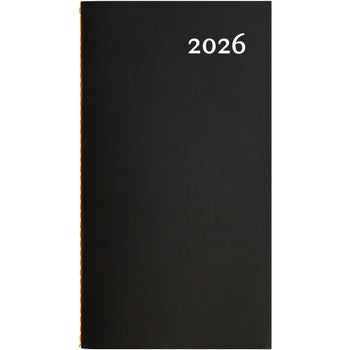 Socadis W. Maxwell 2026 Mini Daily Planner - 3.5" x 6.25" - Black ...