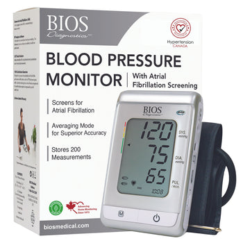 BIOS Diagnostics Blood Pressure Monitor with Atrial Fibrillation ...