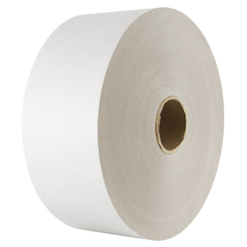 Venom Reinforced Water Activated White Tape - 3" W x 450' L - 6.5" Roll ...