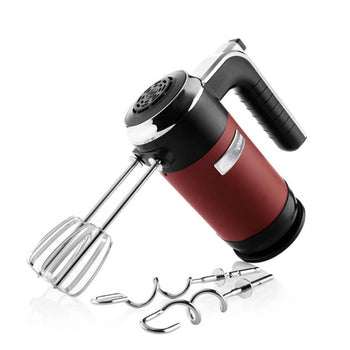 Westinghouse Retro 5 Speed Hand Mixer - Red | staples.ca