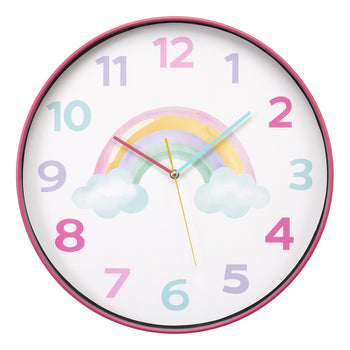 Monarch Specialties 9103 18" Round Juvenile Wall Clock - Multi-Coloured ...