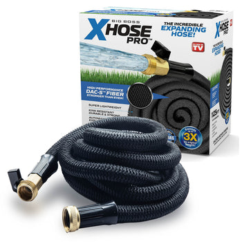 Big Boss XHose Pro Expandable Garden Hose -Heavy Duty & Flexible - 125 ...