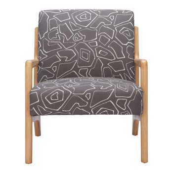 Zuo Runa Accent Chair - Grey/Natural | staples.ca
