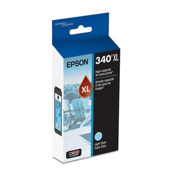 Epson 340 Claria Photo HD Ink Cartridge - High Capacity - Light Cyan ...
