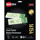 Avery Tickets with Tear-Away Stubs, White, 1-3/4" x 5-1/2", 200 Pack ...