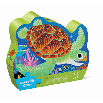 Crocodile Creek Sea Turtle Floor Puzzle - 36 Pieces | staples.ca