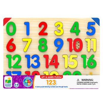 University Games The Learning Journey Lift & Learn 123 Number Puzzle ...