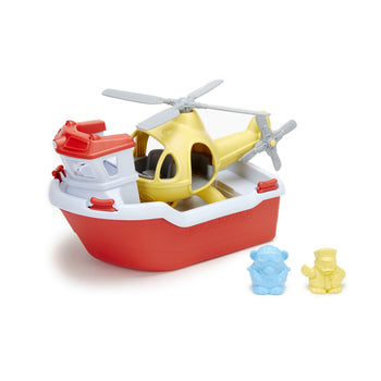 Green Toys Rescue Boat Helicopter | staples.ca
