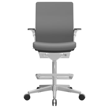 Nightingale NLC Mid Back Conference Sit/Stand Drafting Stool Chair ...