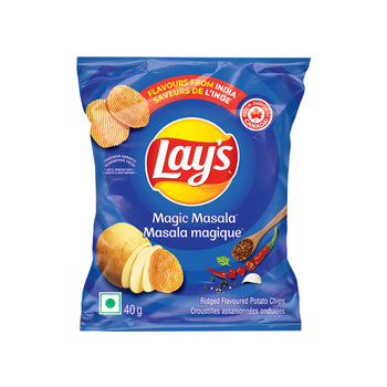 Lay's Magic Masala Flavoured Potato Chips - 40g - 40 Pack | staples.ca