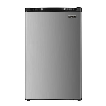Magic Chef 4.4 cu. ft. Mini Refrigerator in Stainless Look with Freezer ...